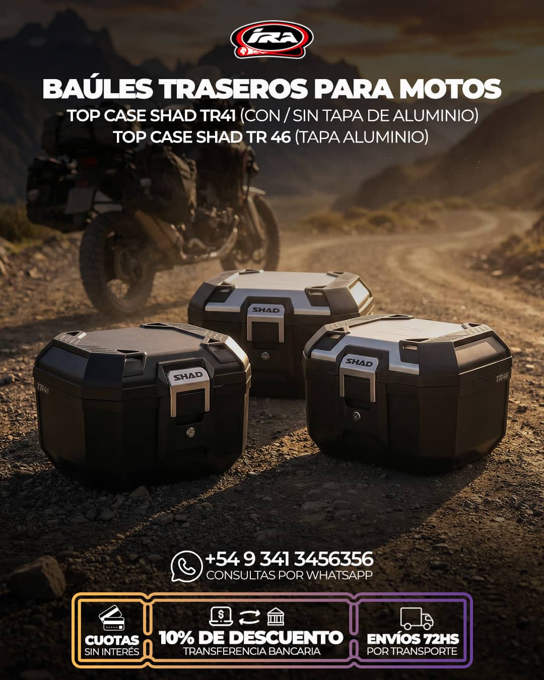 BAÚLES TRASEROS PARA MOTOS: LA MEJOR OPCIÓN PARA VIAJAR SEGURO Y CON ESTILO